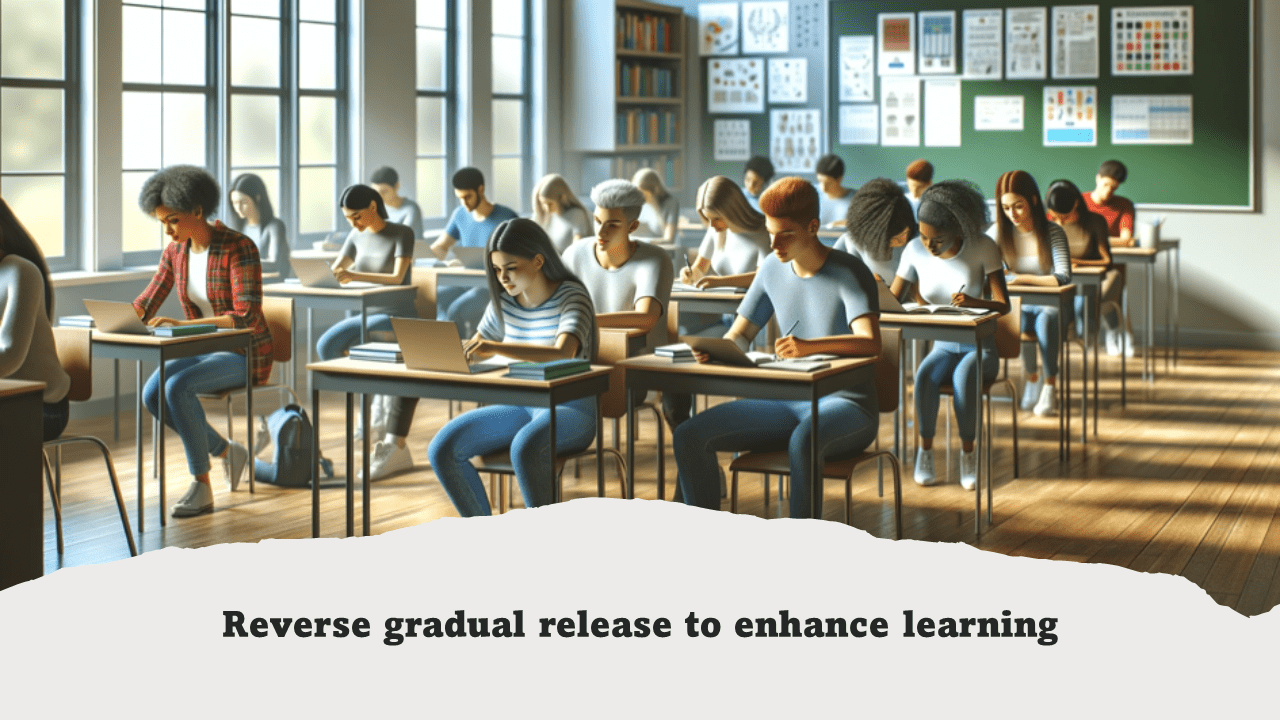 Effective EOY Reviews - Prepare Students with Reverse Gradual Release